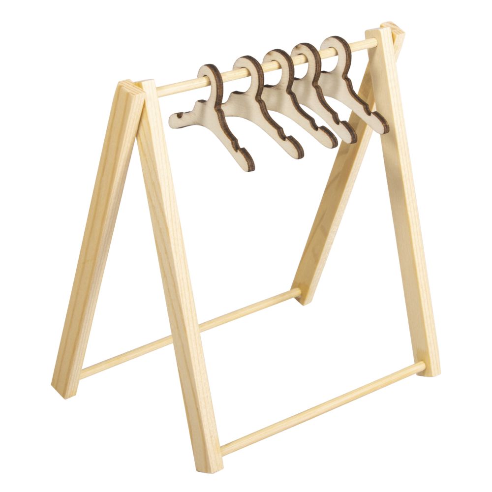 Mini perchero de madera 11,5x12cm - ArtBendix